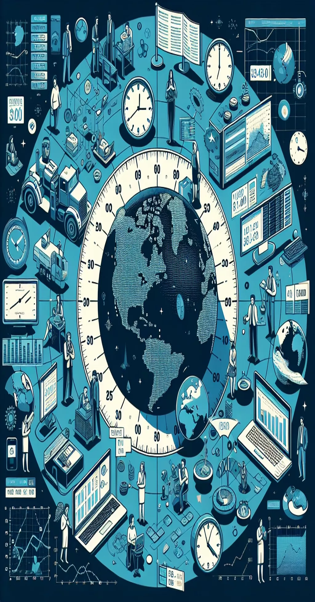 Zeitzonen-Weltkarte ⇒ Überblick & Anzahl globaler Zeitzonen