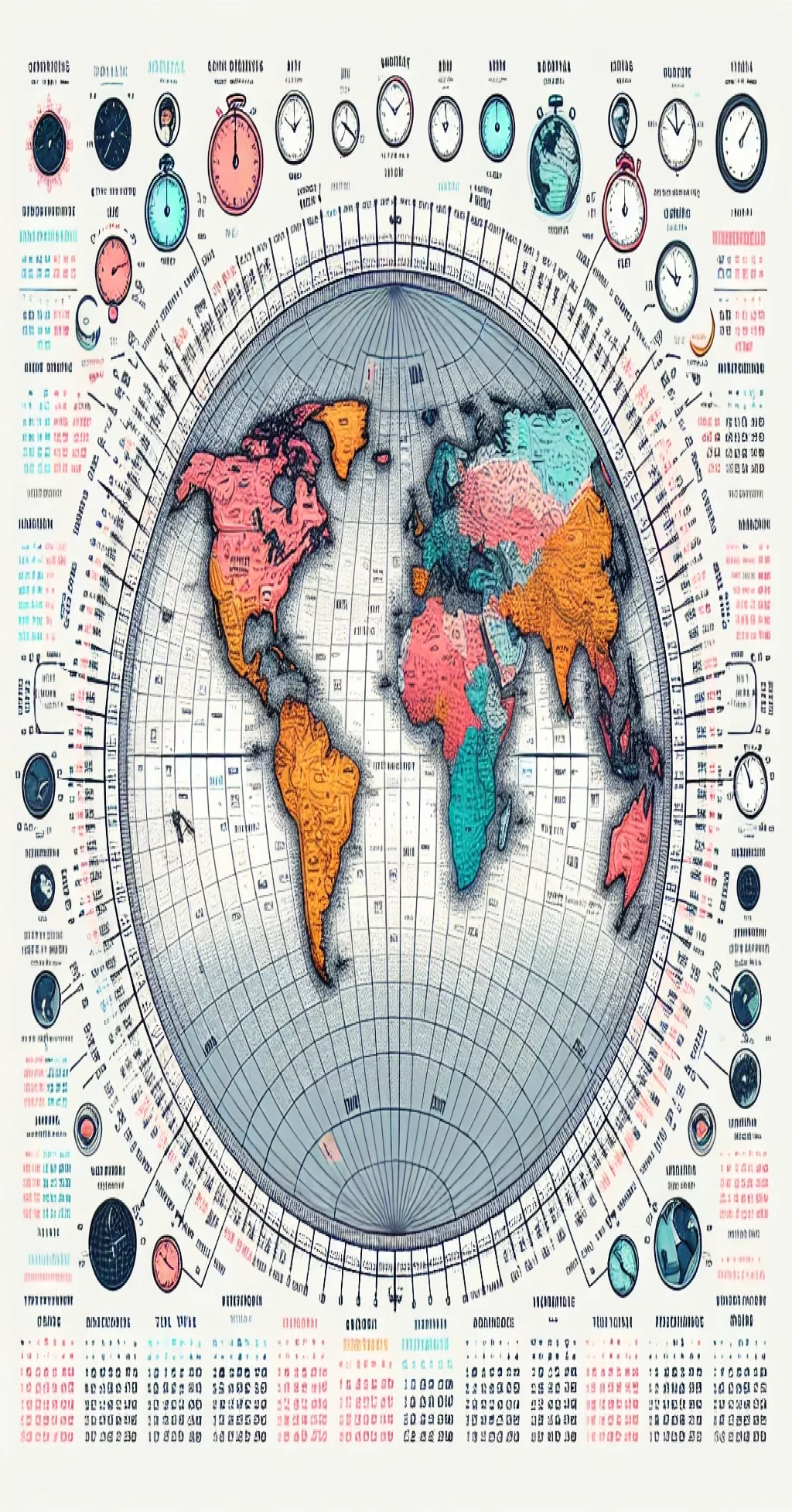 Zeitzonen Tabelle ⇒ Alle wichtigen Zeitzonen auf einen Blick
